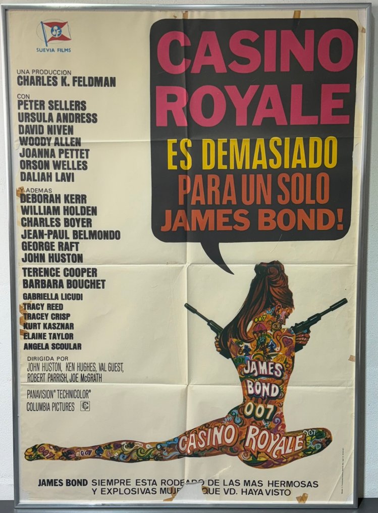James Bond (007) - Casino Royale (1967) - David Niven, Peter Sellers, Ursula Andress - Poster ...