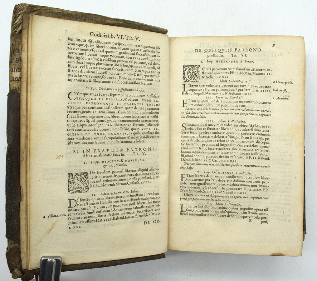 Justinien (Justinianus), Antoine Le Conte - Codicis Domini Justiniani ...