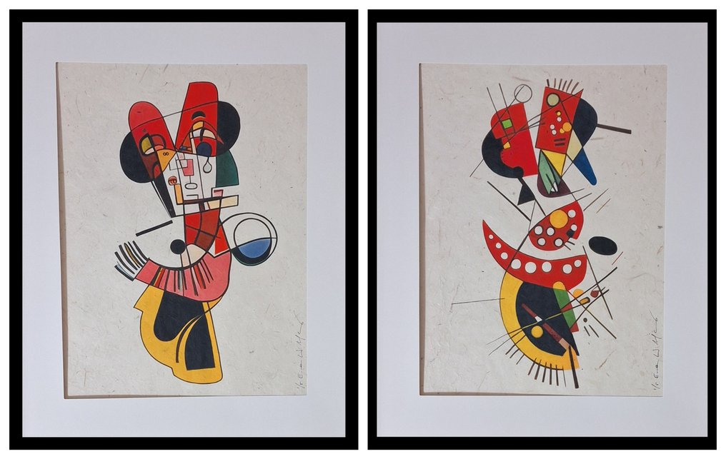 Emma Wildfang Giclée - Diptychon Minnie Mouse - "Tribute series - Icons Reimagined "Wassily ...