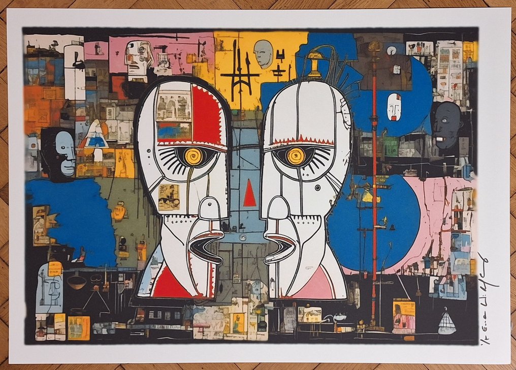 Division Bell - Tribute series - Icons Reimagined Jean-Michel Basquiat - by Emma Wildfang ...