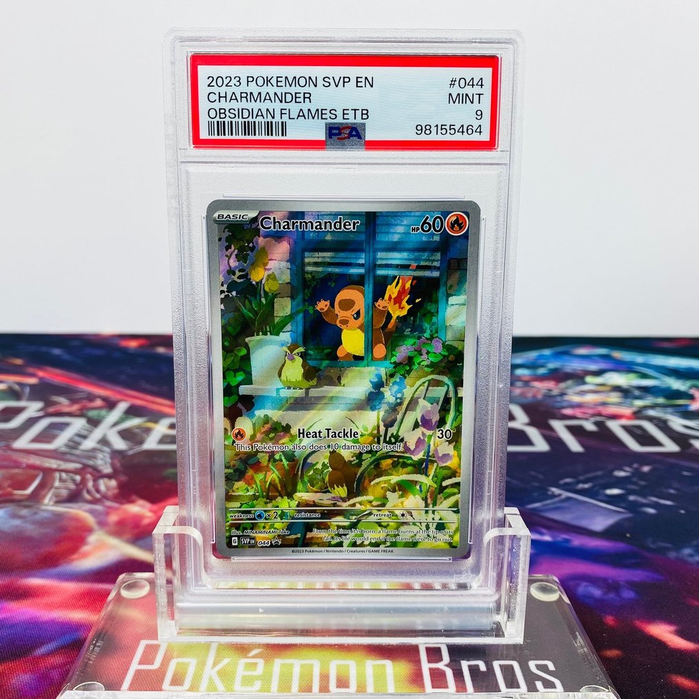 Pokémon Graded card - Charmander #044 Black Star Promo Obsidian Flames ...