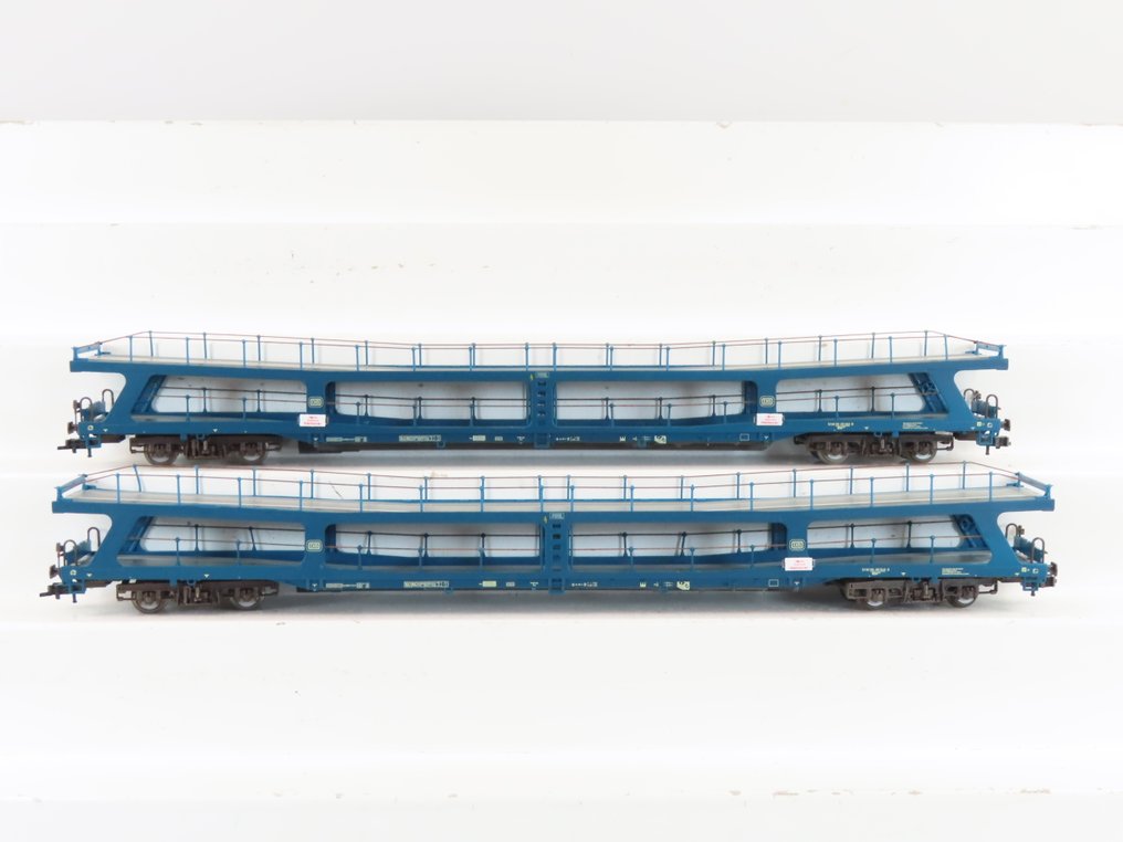 Roco H0 - 46460 - Model train freight carriage (2) - 2x 4-axle car ...