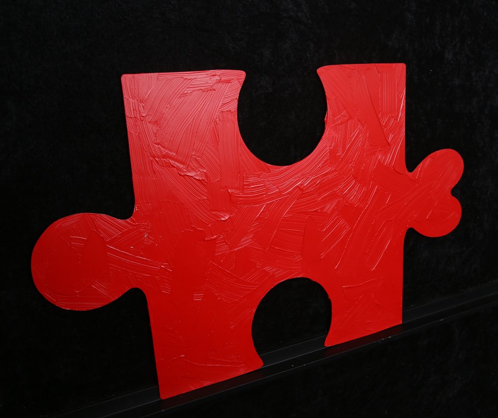 Volker Hildebrandt (1953) - Verbindung (love pro toto 115x78cm, Unikat) - auction online Catawiki