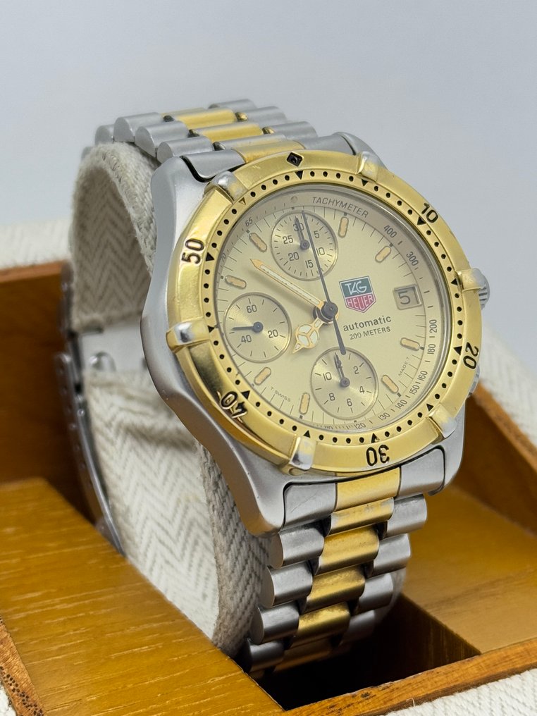 TAG Heuer - 2000 Professional Automatic Chronograph - Zonder Minimumprijs - Ref.765.406 Valjoux ...