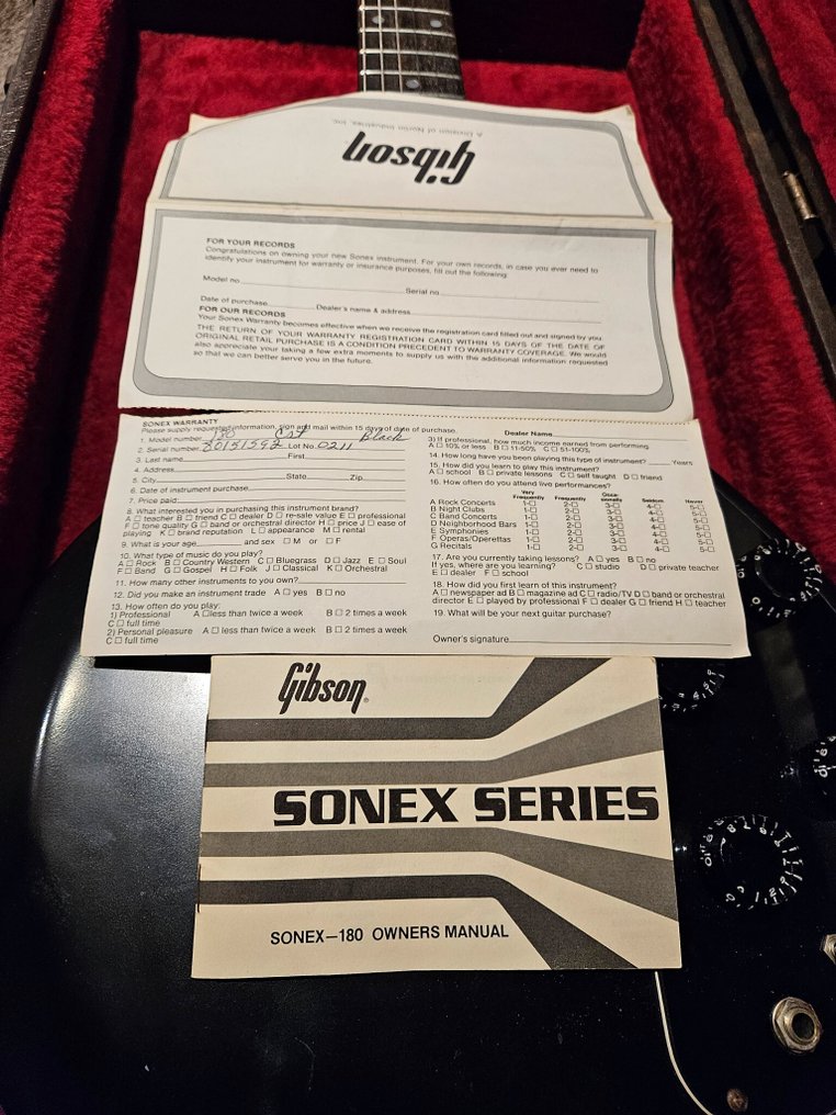Gibson - Sonex 180 - - Guitare électrique - États-Unis - 1981 - Catawiki
