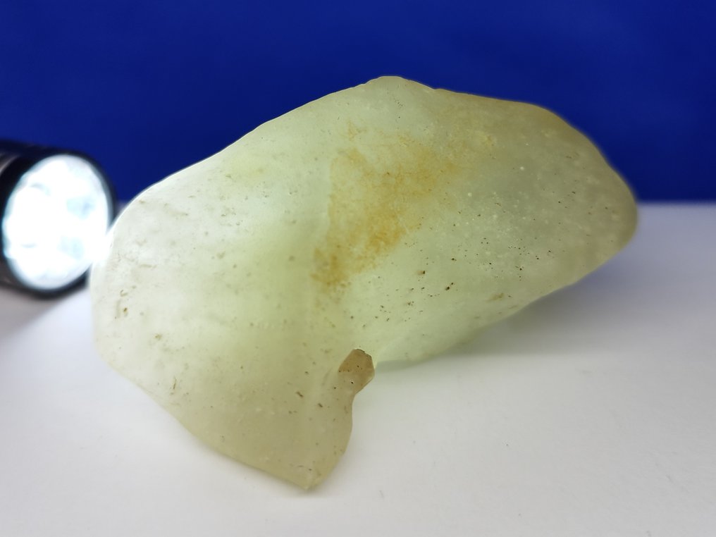 XL LIBYAN DESERT GLASS -Meteorite Impact- (26 million years!) With ...