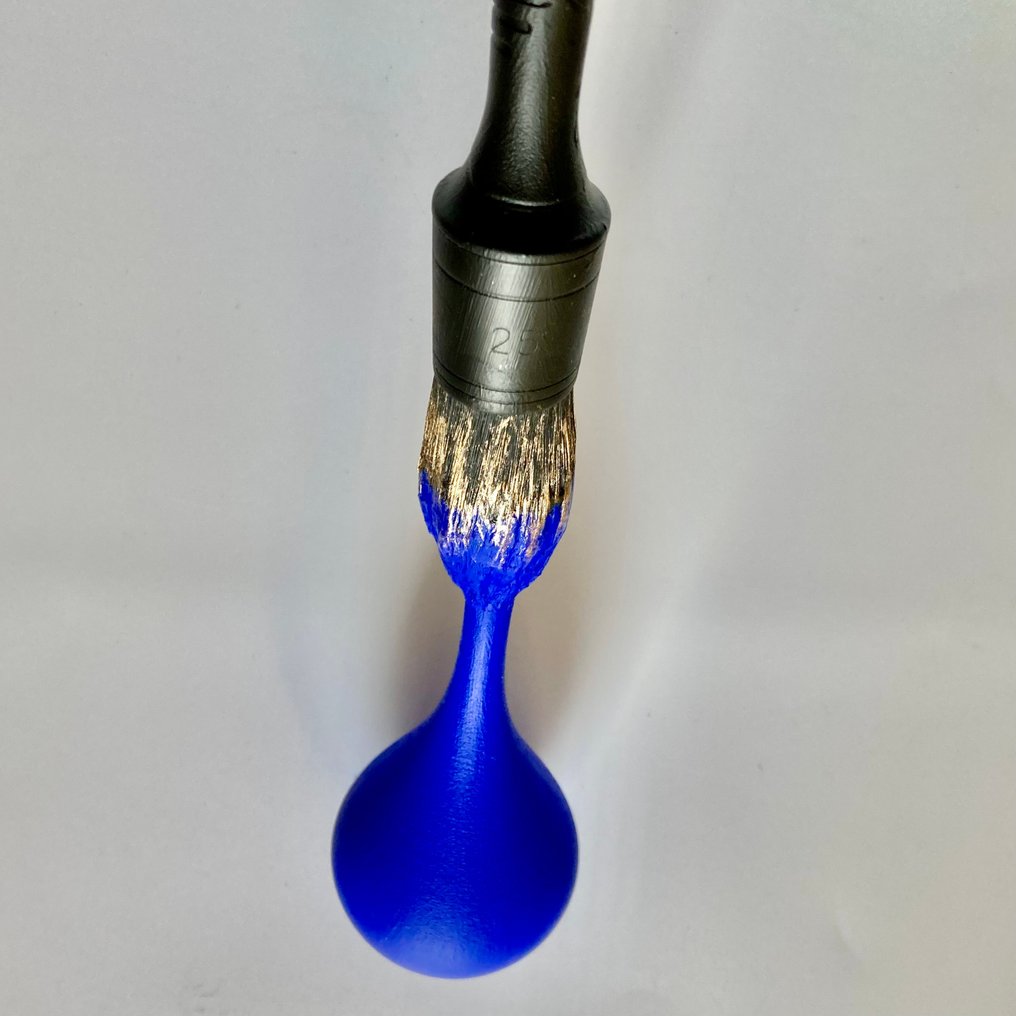 Popik - Dripping art! Klein Blue - online veiling Catawiki