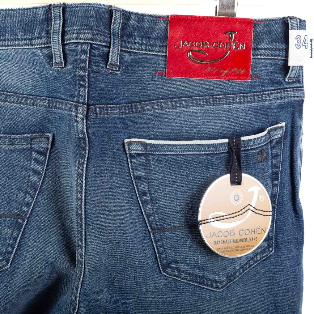 34 - Jacob Cohen - LIMITED EDITION SELVEDGE - No Reserve - J688 LTD COMF - Jeans - Ny med ...