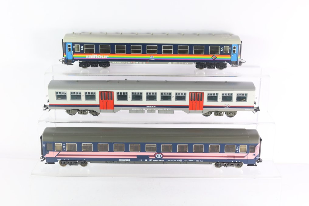 Märklin H0 - 4118/4274/43539 - Model train passenger carriage (3) - 3x ...