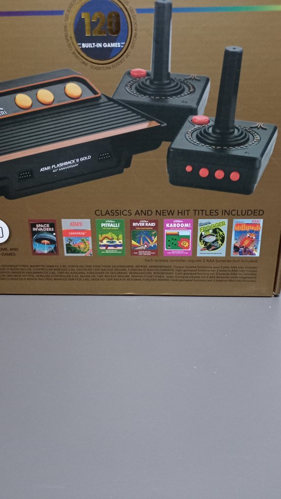 Atari - Flashback 8 Gold - New - Video game console - In original sealed box - auction online ...