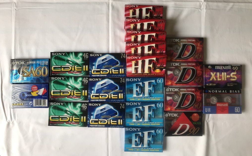 TDK, Sony, Maxwell - Cassette audio vierge - Différents modèles - Catawiki