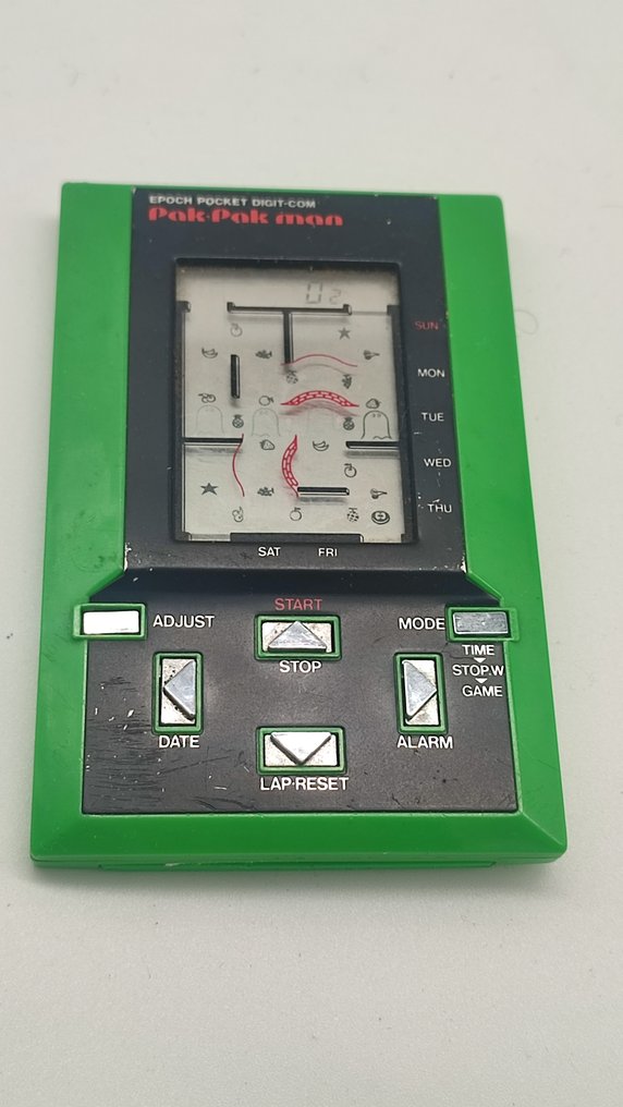 Epoch - Pocket Digit Com Handheld Game & Watch Lcd - PAK PAK MAN ...