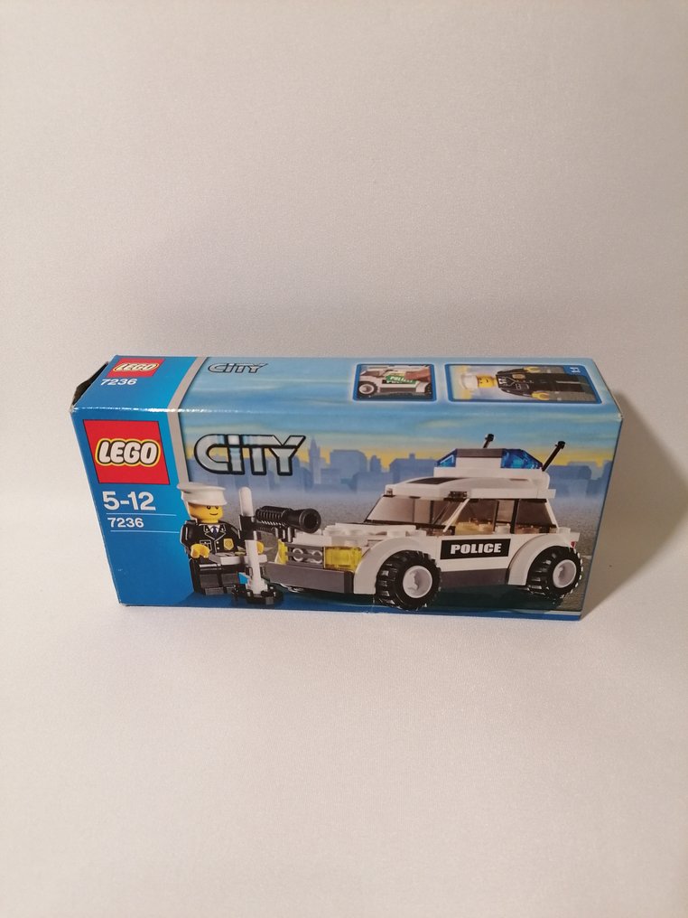 Lego - lego 7236 city Police Car - Black/Green Sticker Version met doos ...