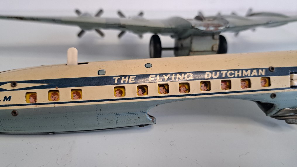 Yone - Giocattolo di latta - KLM Douglas DC- 7C PH-DSJ - 1950-1960 ...