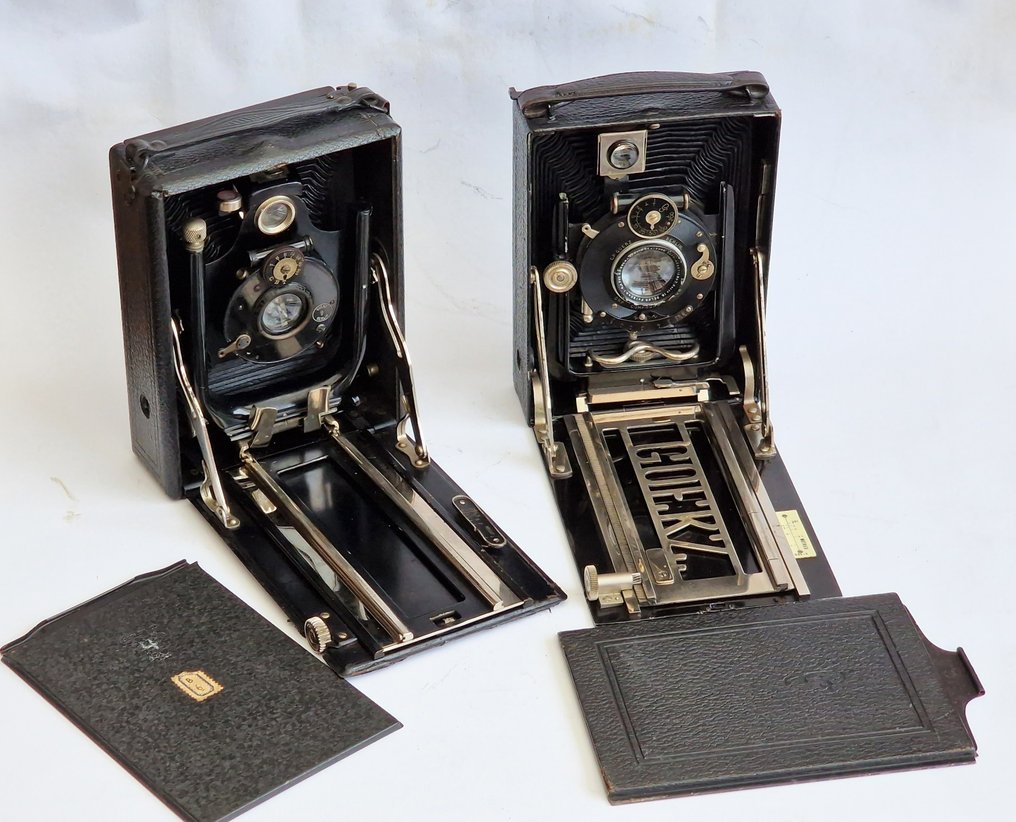 Goerz Tenax 9x13cm & bonus other Goerz camera Analogue folding camera ...