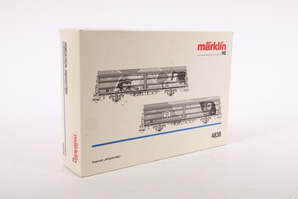 Märklin H0 - 4838 - Model train freight wagon set (1) - Two-piece ...