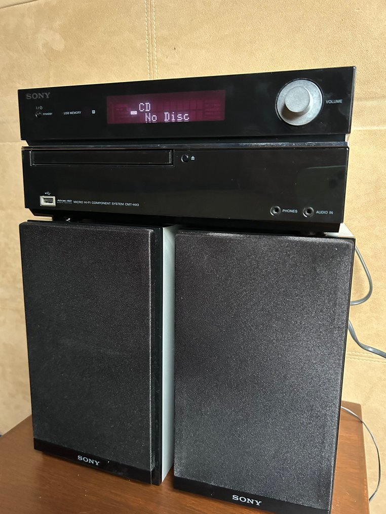 Sony - CMT-HX3 Component Audio System - with SS-CHX3 speaker set - Hi ...