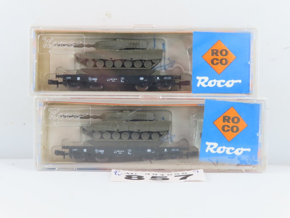 Roco N - 25161 - Modeltrein goederenwagon (2) - 2 Zwaar transport ...