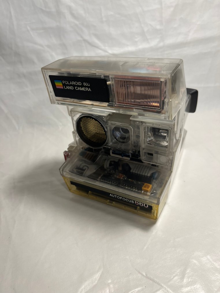 Polaroid Autofocus 660 TRANSPARANT , extreem zeldzaam Instant camera ...