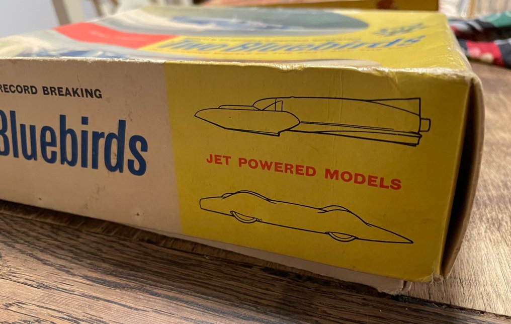 Jetex - Toy vehicle Two Bluebirds Model Set, Jet Powered Bluebird Car ...