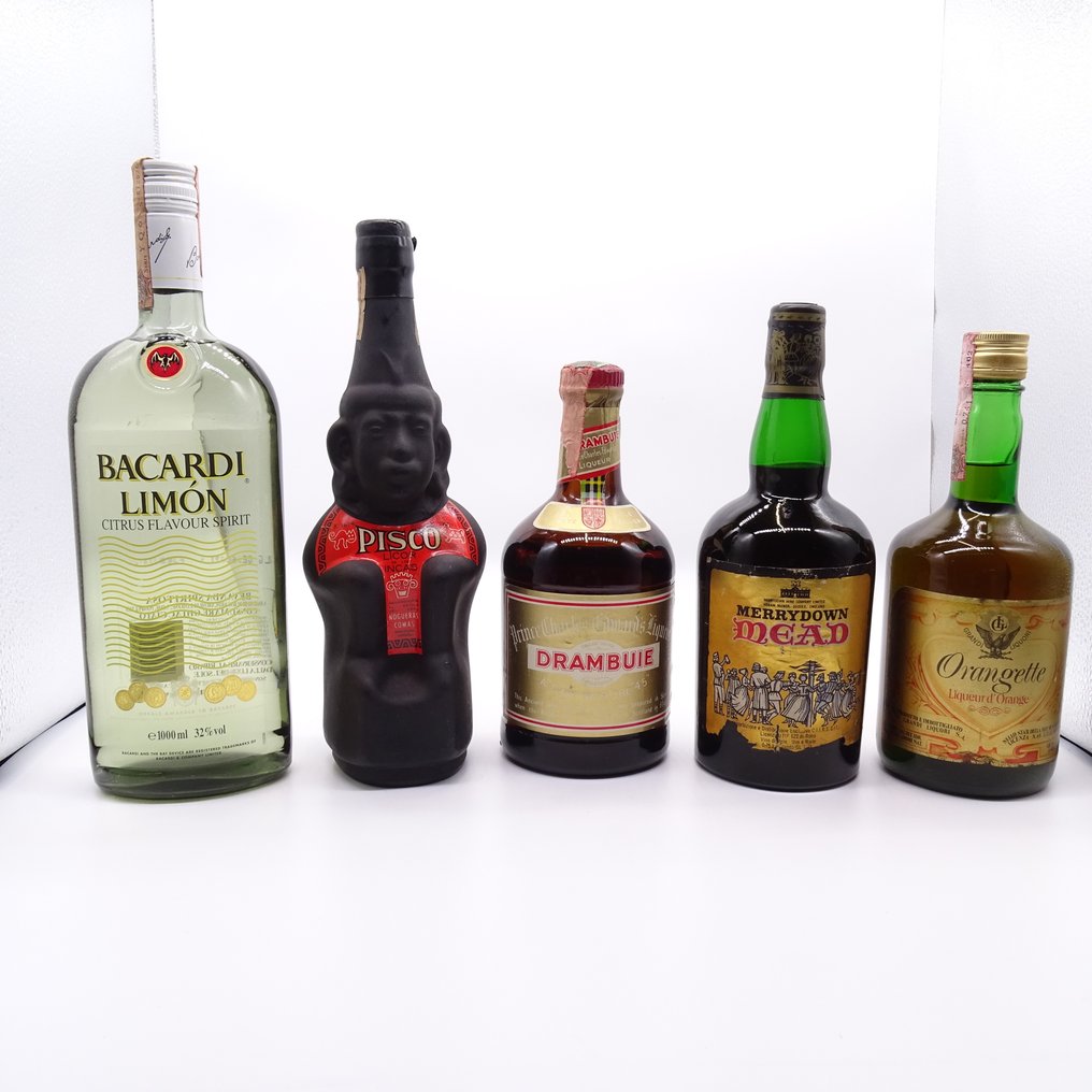 Bacardi, Drambuie, Pisco-Merrydown-Grandi Liquori - b. Jaren 1970-2000 ...