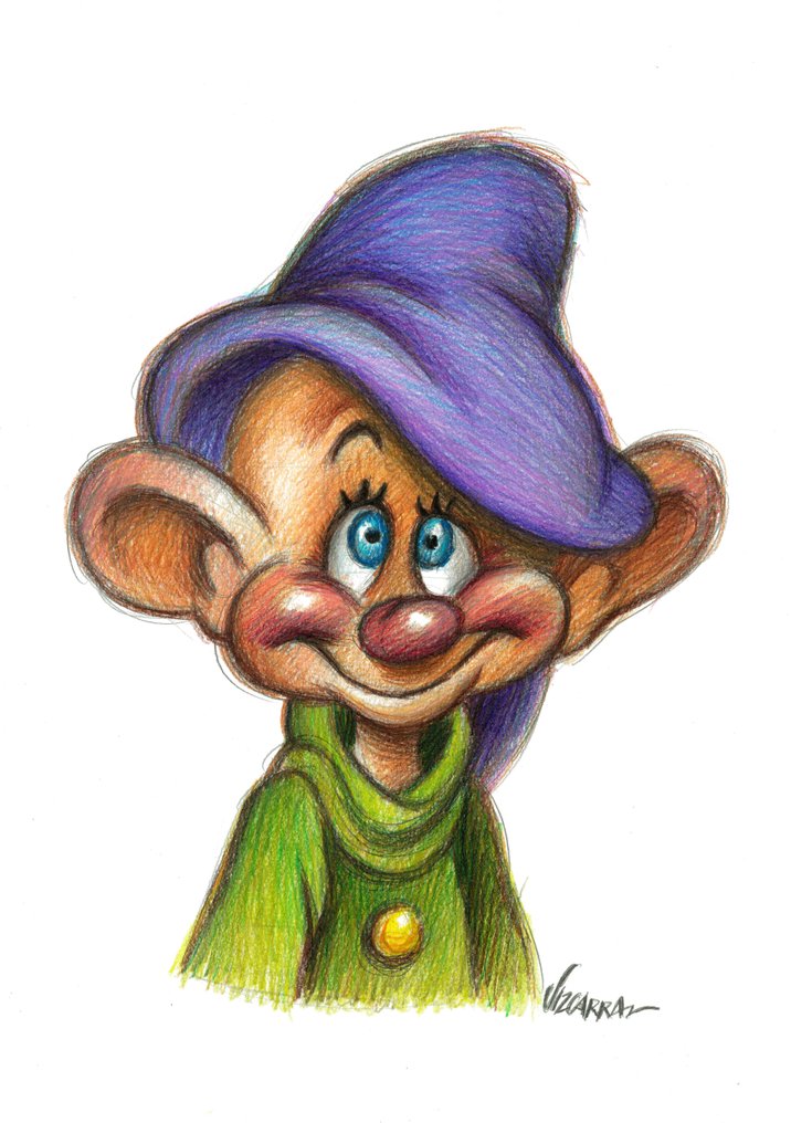 Joan Vizcarra - Dopey Portrait [Snow White and the Seven Dwarfs ...