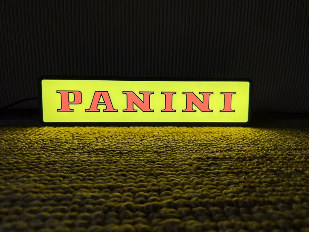 Panini - Lighted sign - Aluminium - auction online Catawiki