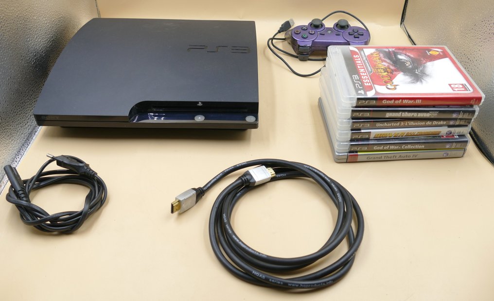 Sony Playstation 3 PS3 CECH 2004 A Controller 6 Games Video game console games auction online Catawiki