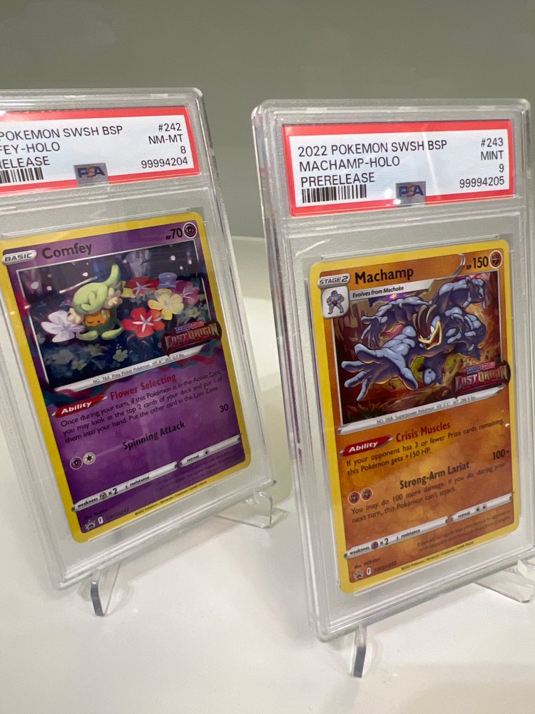 Pokémon - 2 Graded card - PSA 9 - auction online Catawiki