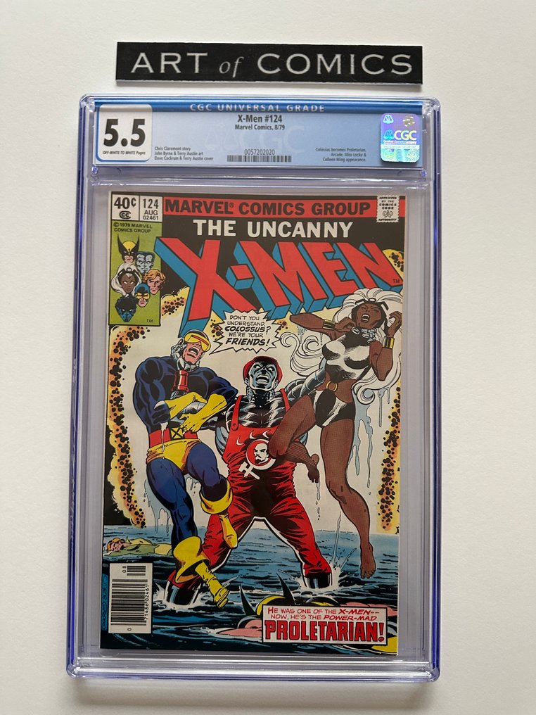 X-Men #124 - rare Newsstand edition - CGC - 5.5 - 1 Graded comic - First edition - 1979 ...