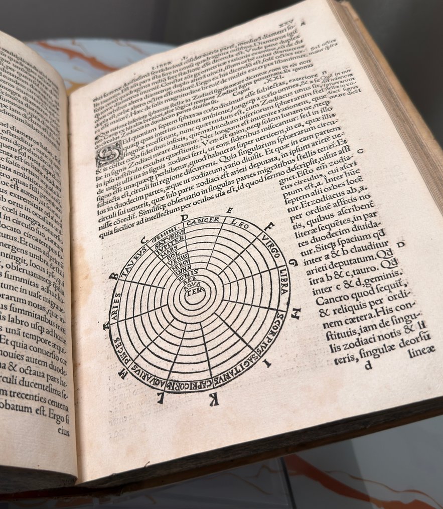 MACROBIUS - EARLY WORLD MAP - In somnium Scipionis libri duo: et septem ...