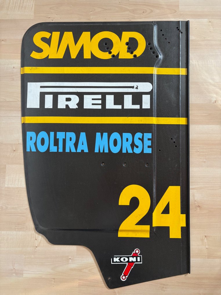 Car part - Minardi - F1 Rear Wing Endplate – M190 (1990) – #24 Gianni ...