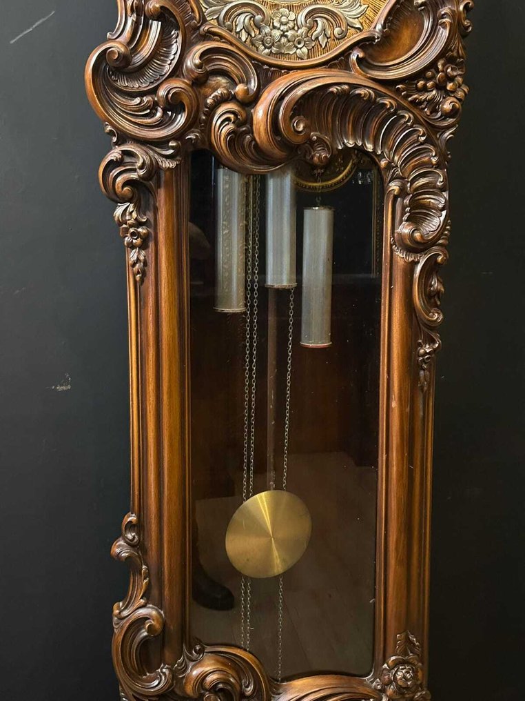 Staande klok Rococo Hout, Messing - 1980-1990 - online veiling Catawiki