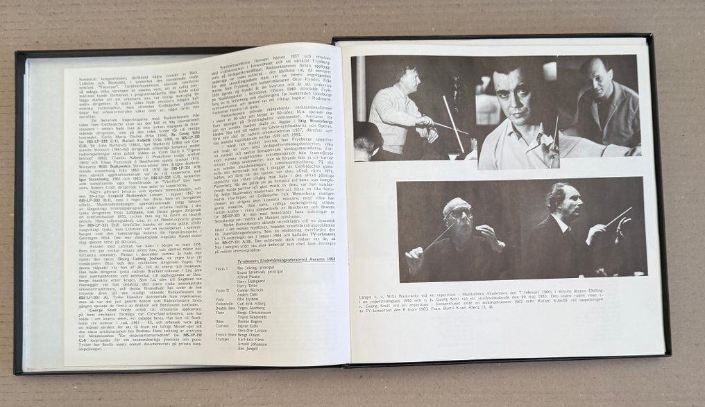 The Swedish Radio Symphony Orchestra - 50 years _ (Recordings 1928-1979 with music by Brahms ...