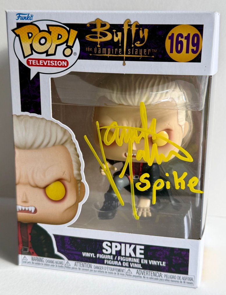 Buffy, the Vampire Slayer - James Marsters (Spike) Funko Pop, signed ...