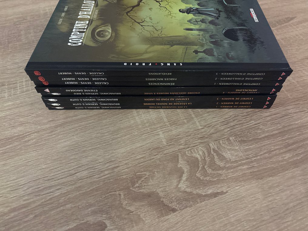 Comptine d'Halloween T1 à T3 + L'Esprit de Warren T1 à T4 + Anticyclone - 8x C - EO/Ré - 8 Album ...