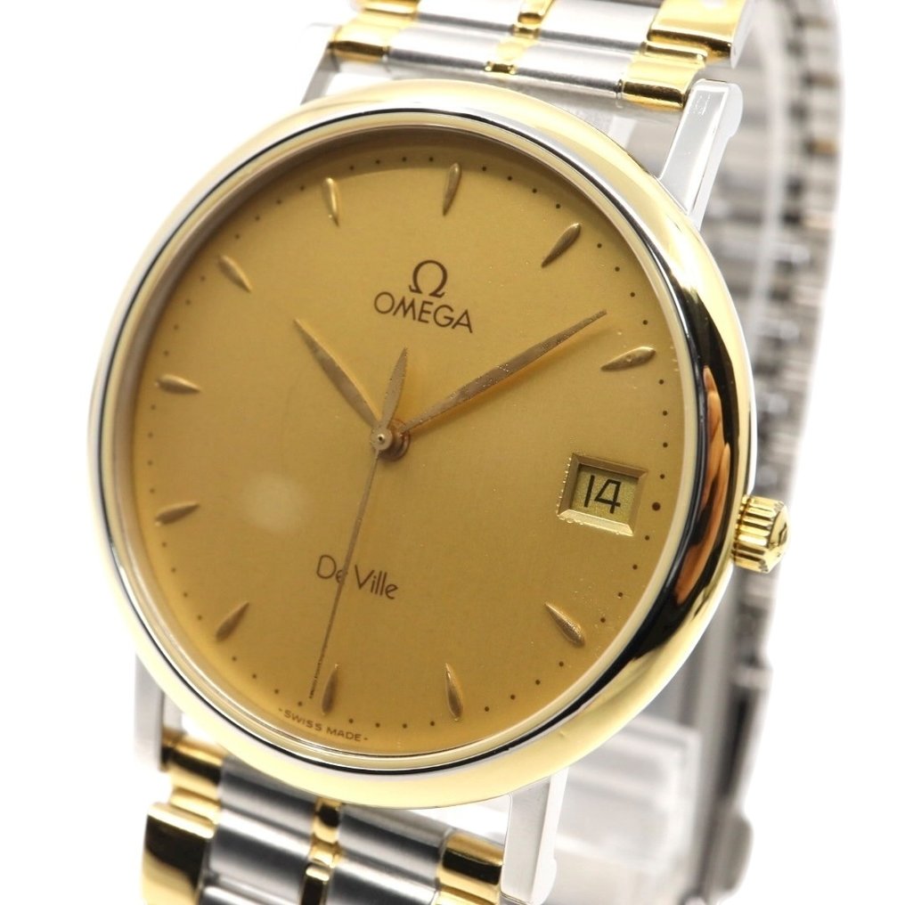Omega - De Ville – Gold Dial Two-Tone - Ohne Mindestpreis - Herren ...