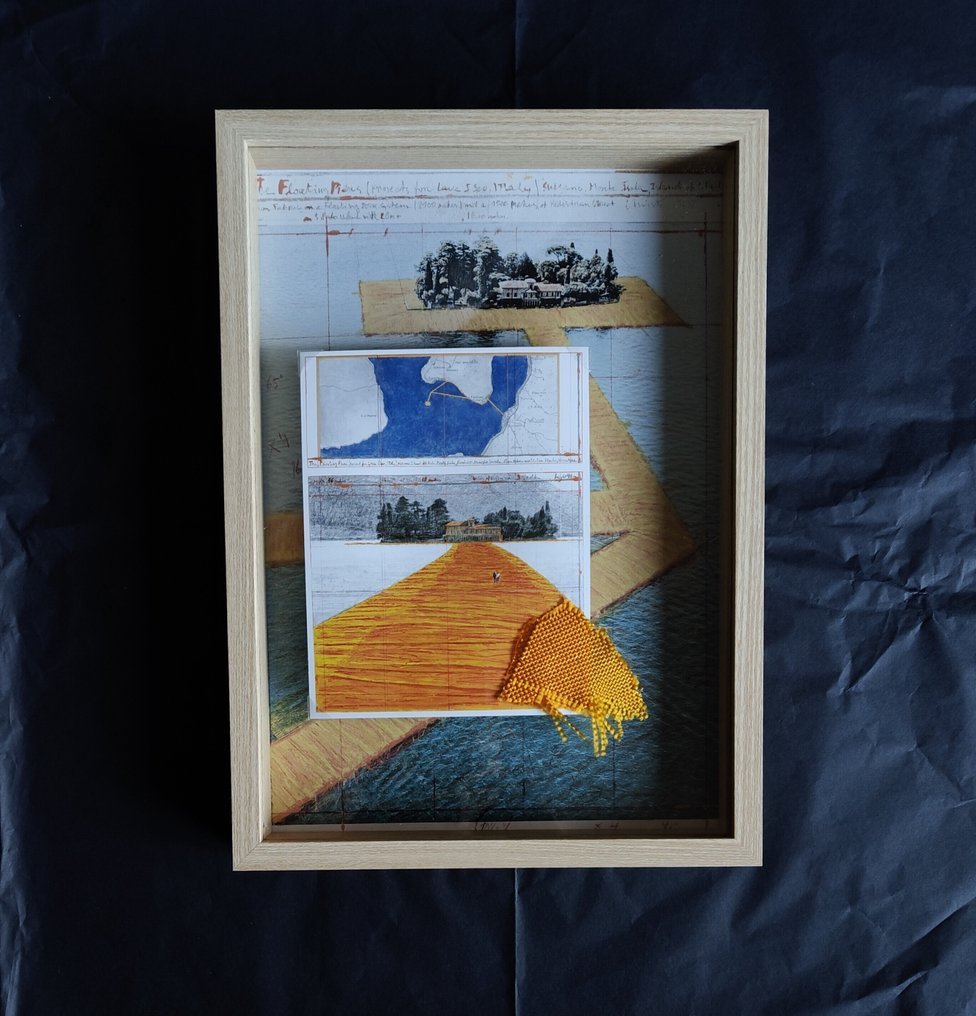 Christo & Jeanne-Claude (1935-2020) - The Floating Piers - ArtCard with ...