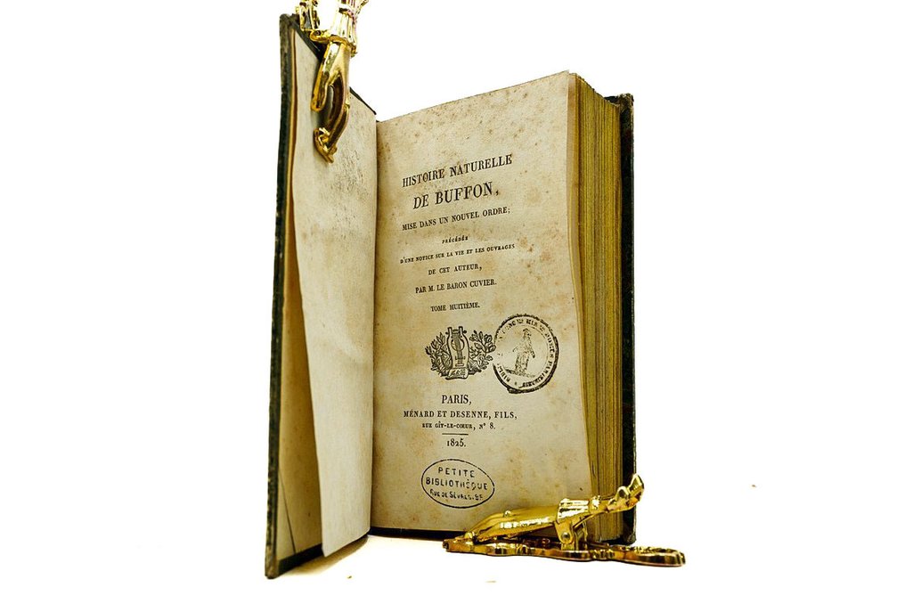 Georges‑Louis Leclerc de Buffon & M. Le Baron Cuvier - Histoire ...