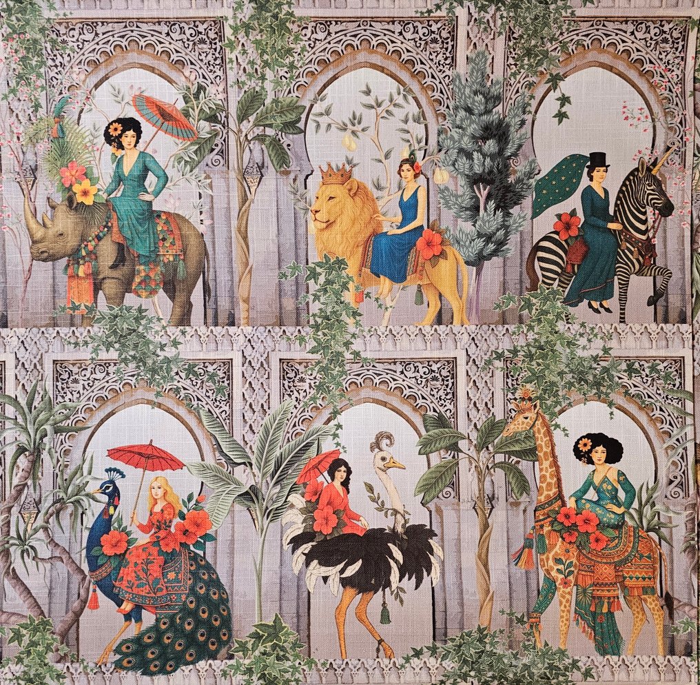 "Giardino delle Meraviglie Orientali" exclusive fabric in limited ...