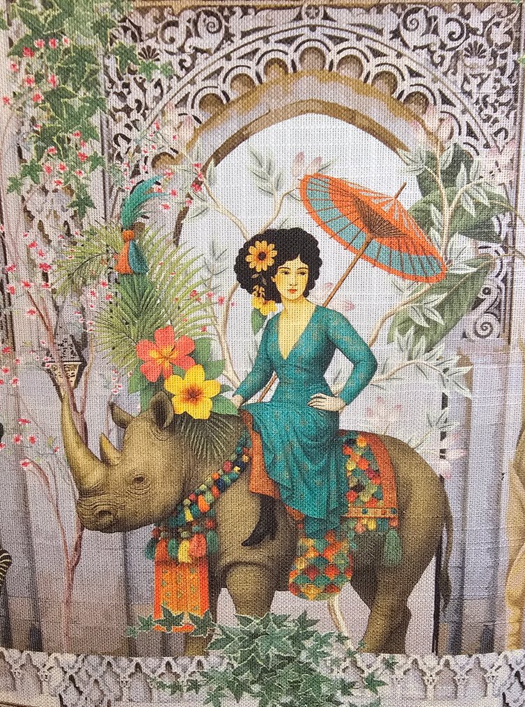 "Giardino delle Meraviglie Orientali" exclusive fabric in limited ...