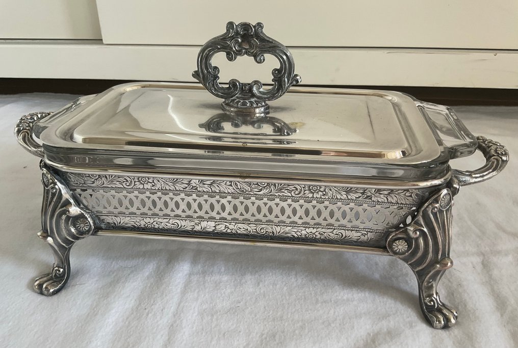 Anchor Ovenware - Ovenschaal - chafing dish, rechaud - Verzilverd, Glas ...