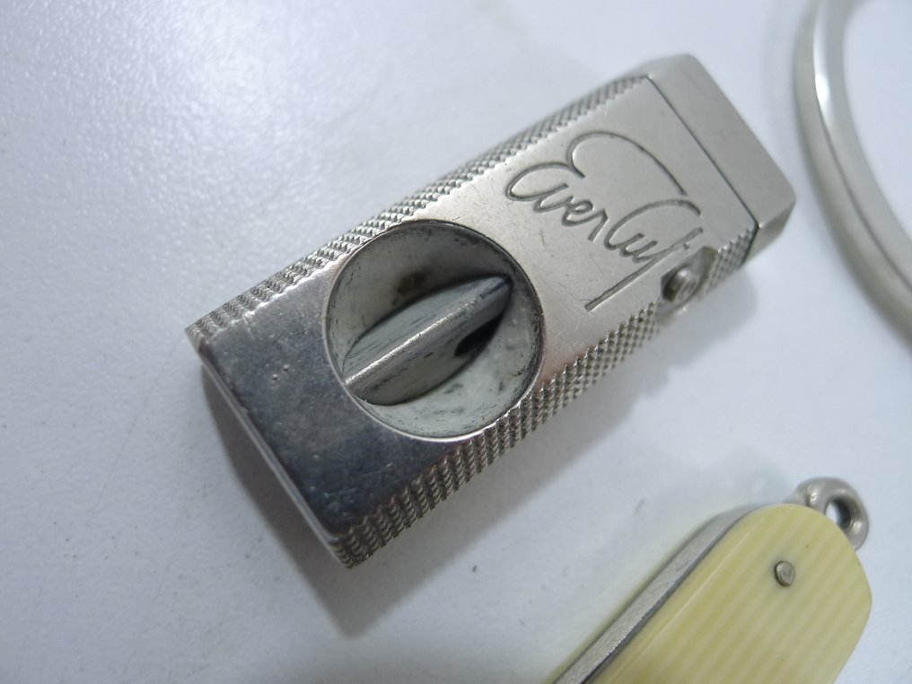 Soligen-Silver match-Ever cut-Pfeiring - Lot de coupe-cigares et cure ...