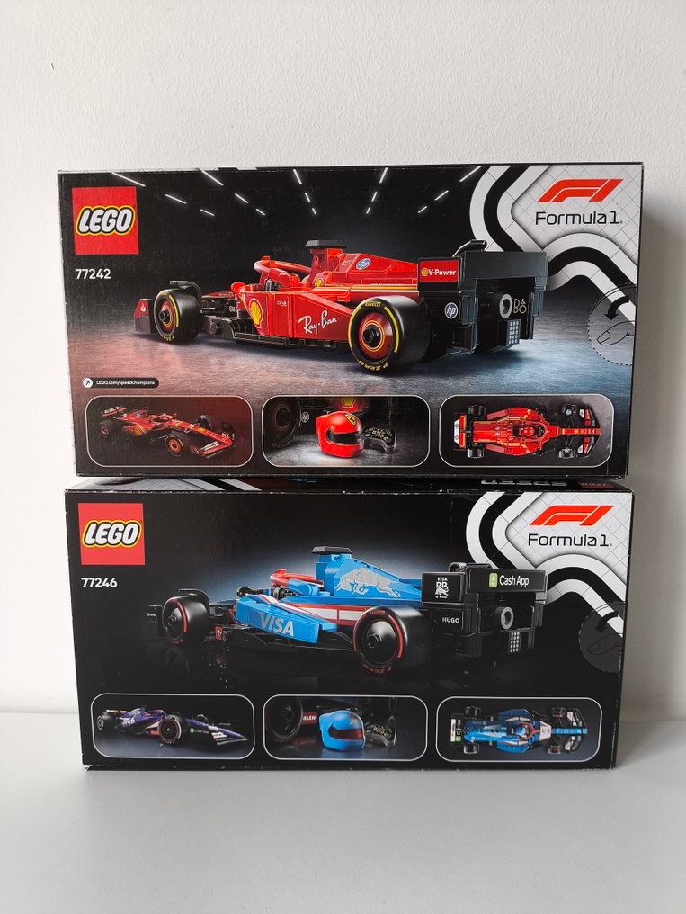 Lego Set - Speed Champions - Formula 1 (Ferrari SF-24 and Visa Cash App ...