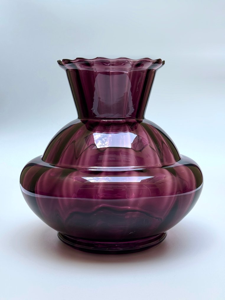 Verrière Doyen - Vase - FLORALIES - Glass, Amethyst glass - ART DECO ...