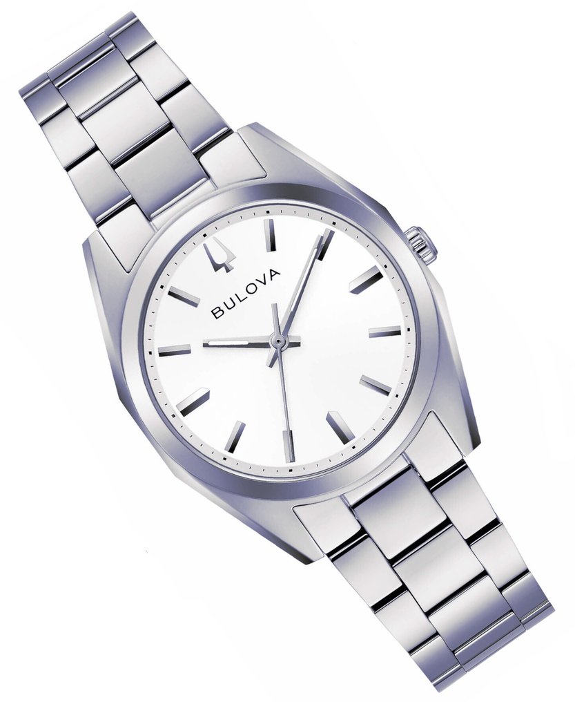 Bulova - "NO RESERVE PRICE" - Collection Sutton Lady - Ice White ...
