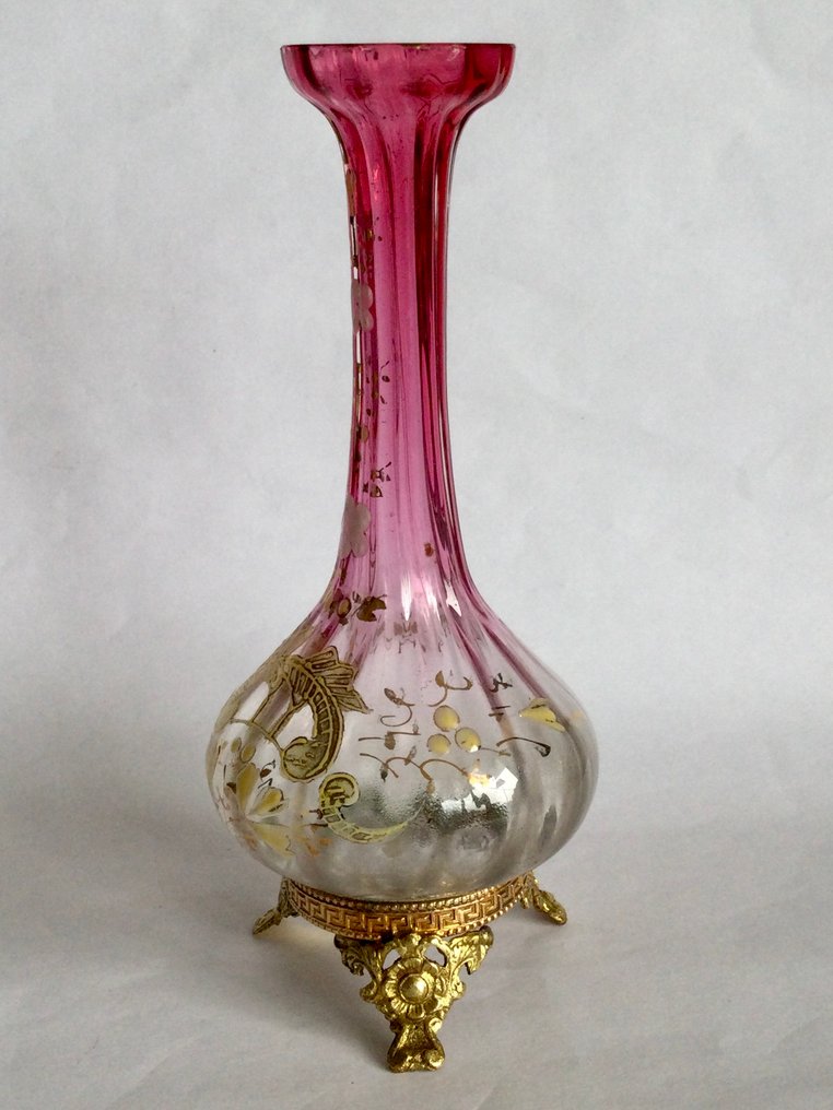 François-Théodore Legras toeschrijving , Art Nouveau Soliflore vaasje ...