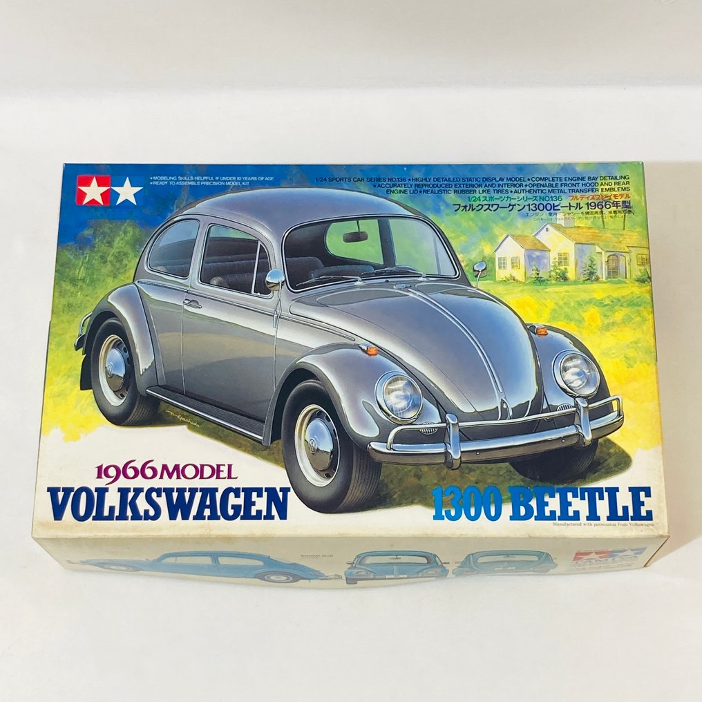 Tamiya 1:24 - Modelbouwdoos - Volkswagen 1300 Beetle 1966 model - 24136 ...
