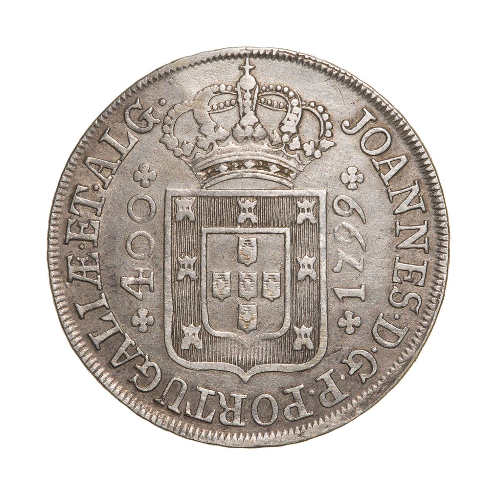 Portugal. D. João Príncipe Regente (1799-1816). Cruzado Novo (480 Reis ...