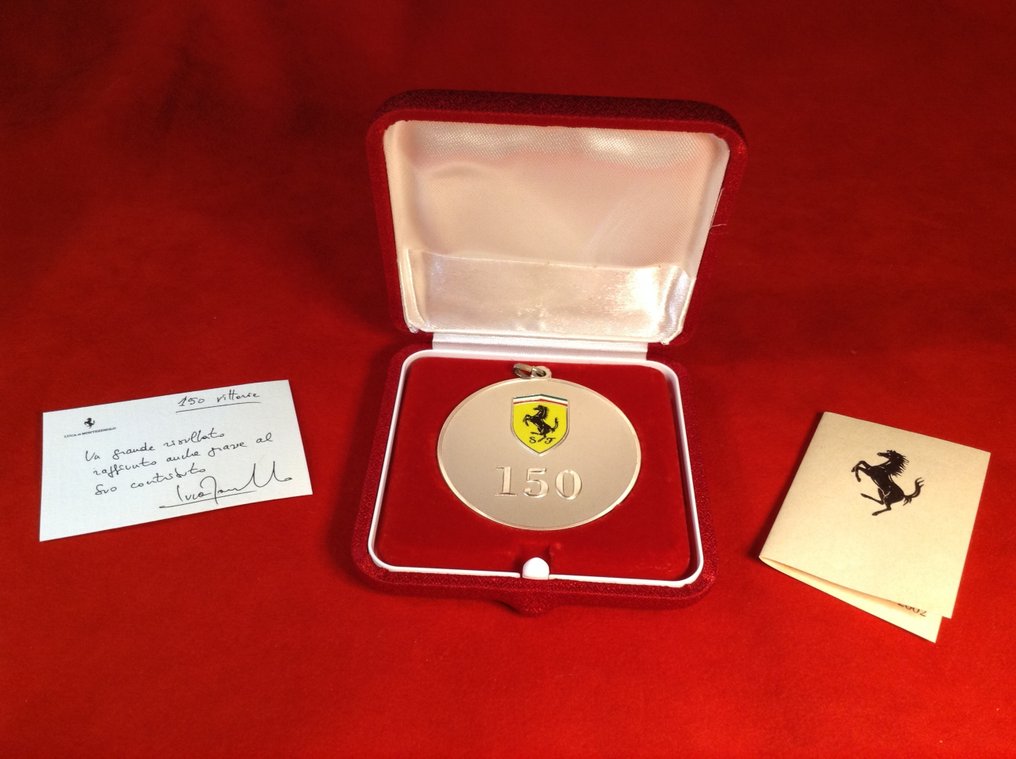Ferrari - Formula One - Ferrari F.1 150th GP win silver medal - 9/6 ...